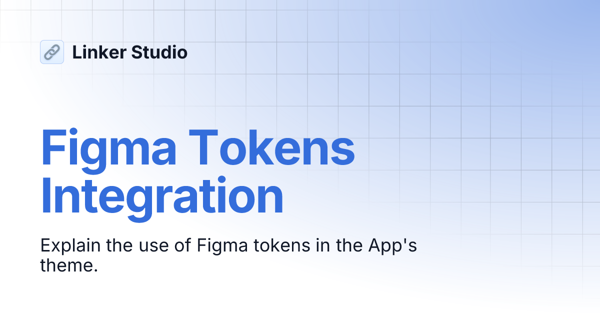 Figma Tokens Integration | Linker Studio